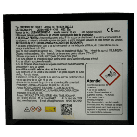 Petarde Scream S5 - Emitator de sunet | Artificii & Petarde ieftine